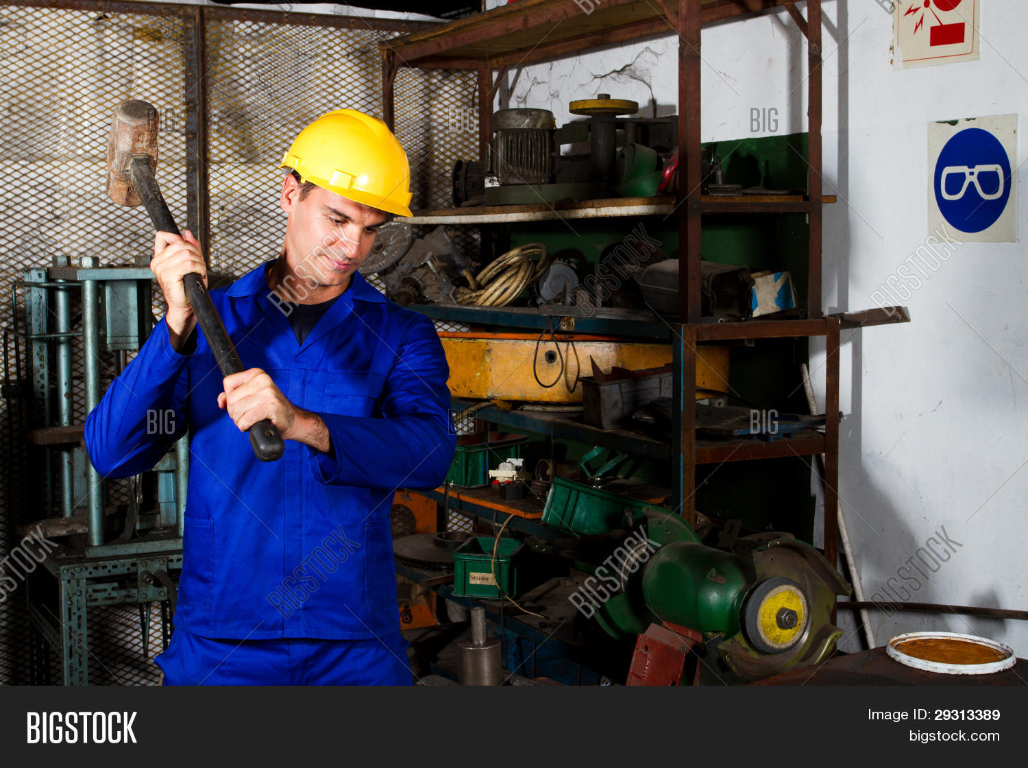 Factory Blue Collar Image & Photo (Free Trial) | Bigstock