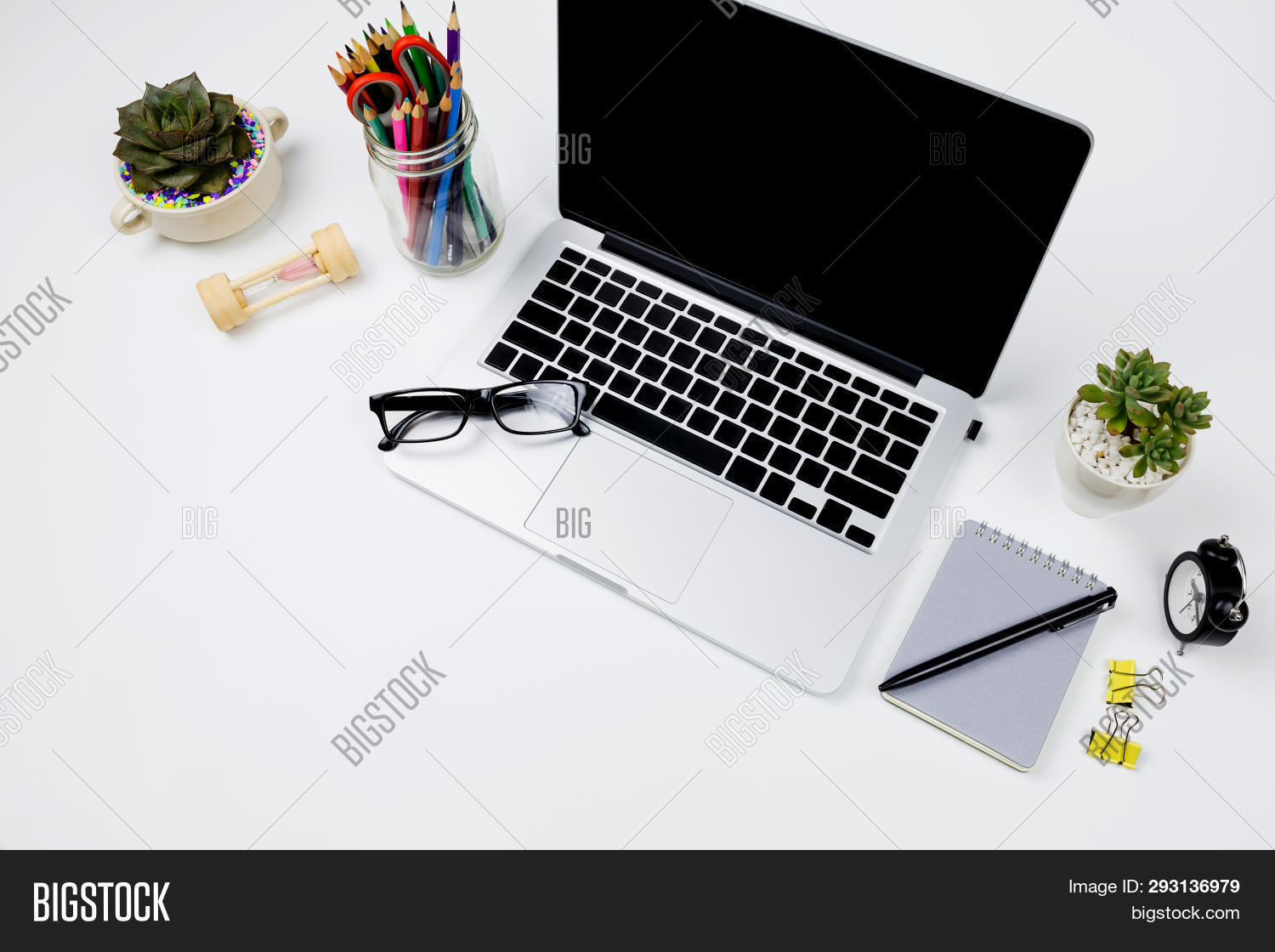 Top View Creative Flat Image & Photo (Free Trial) | Bigstock