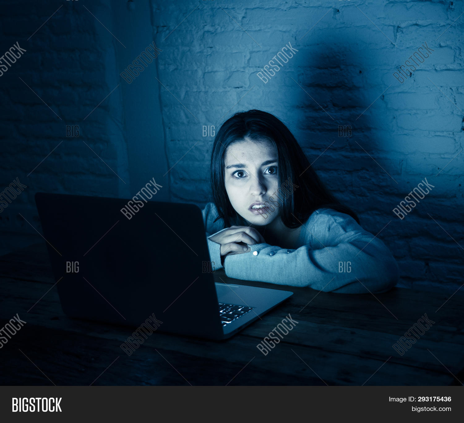 Scared Lonely Woman On Image & Photo (Free Trial) | Bigstock