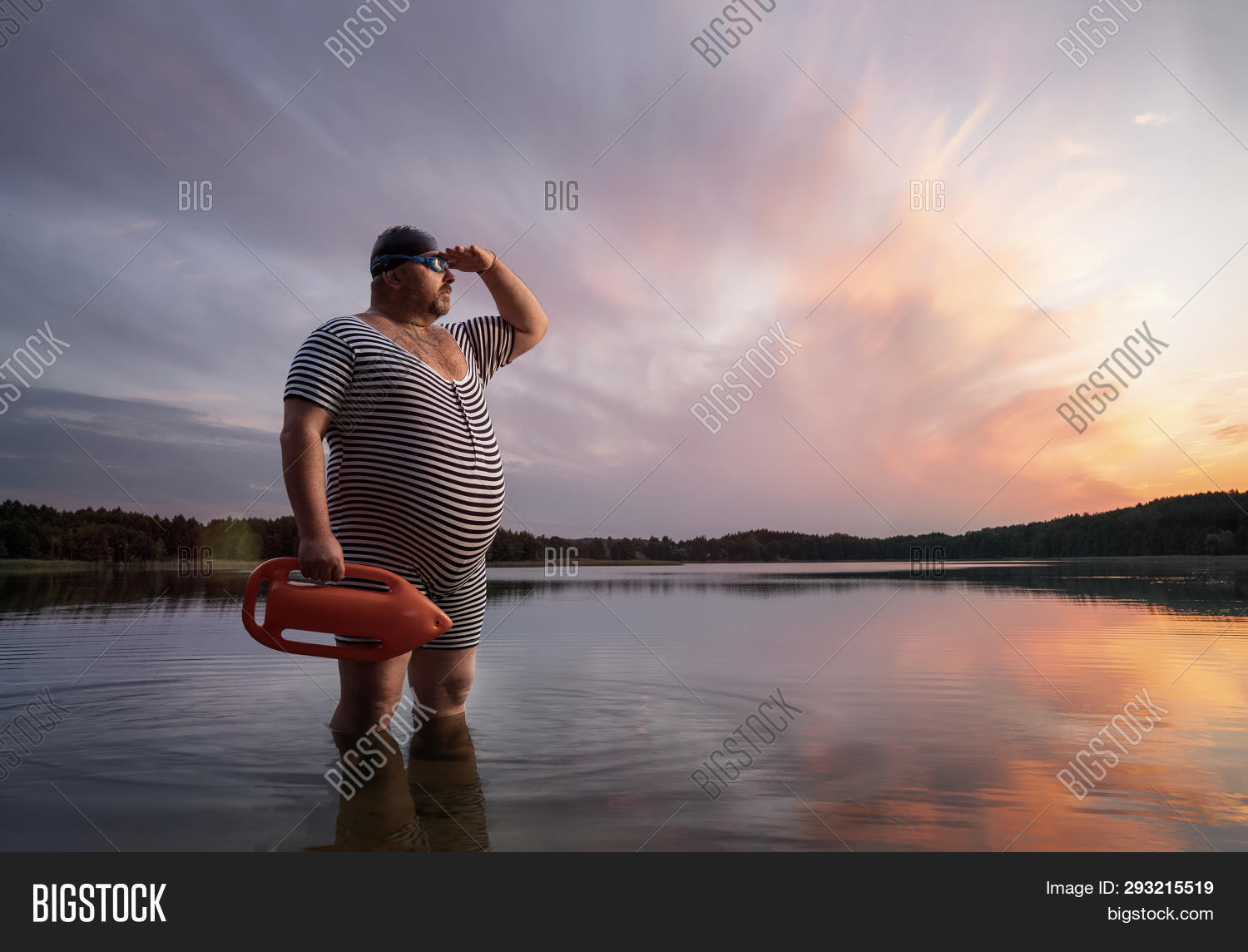 Funny Retro Lifeguard Image & Photo (Free Trial) | Bigstock