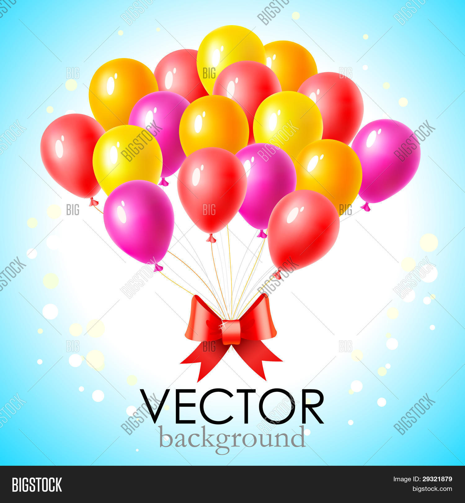 Vector Party Balloons Vector & Photo (Free Trial) | Bigstock