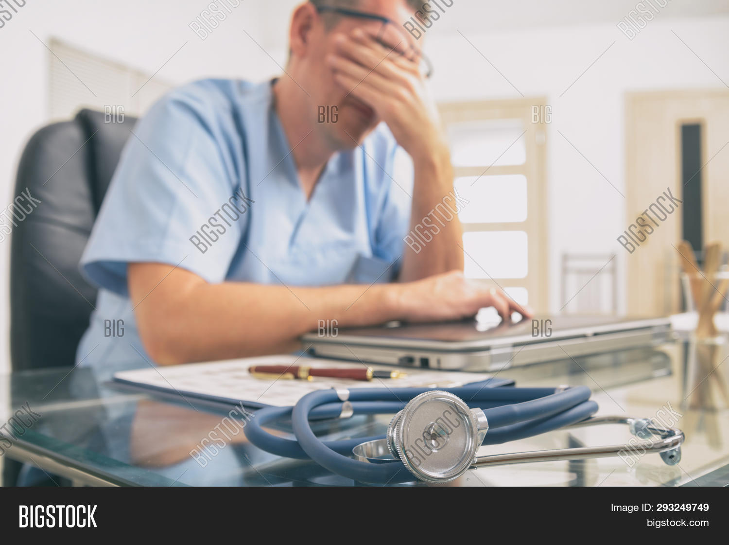 Overworked Doctor Image & Photo (Free Trial) | Bigstock