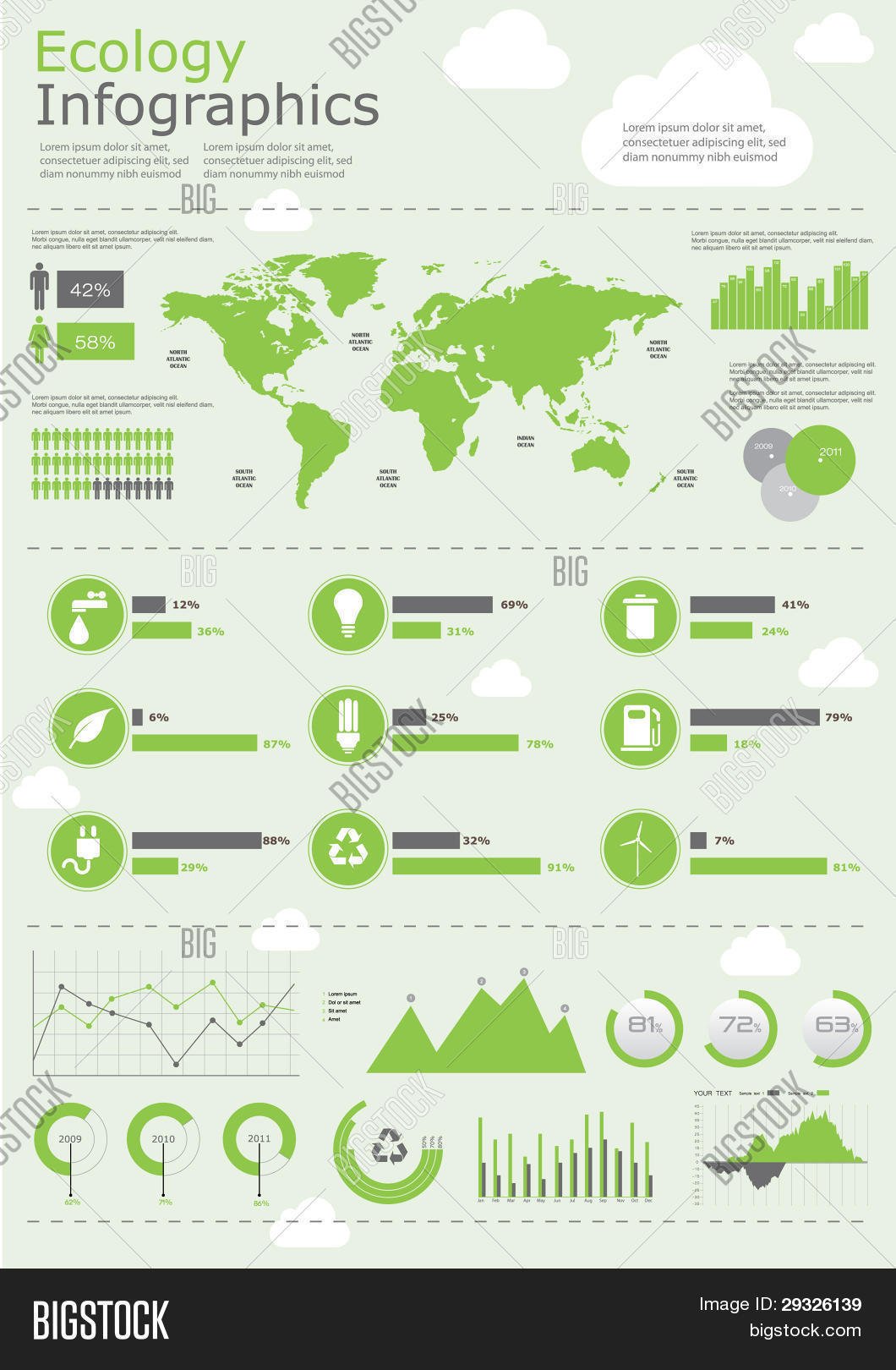 Ecology Infographic Vector & Photo (Free Trial) | Bigstock