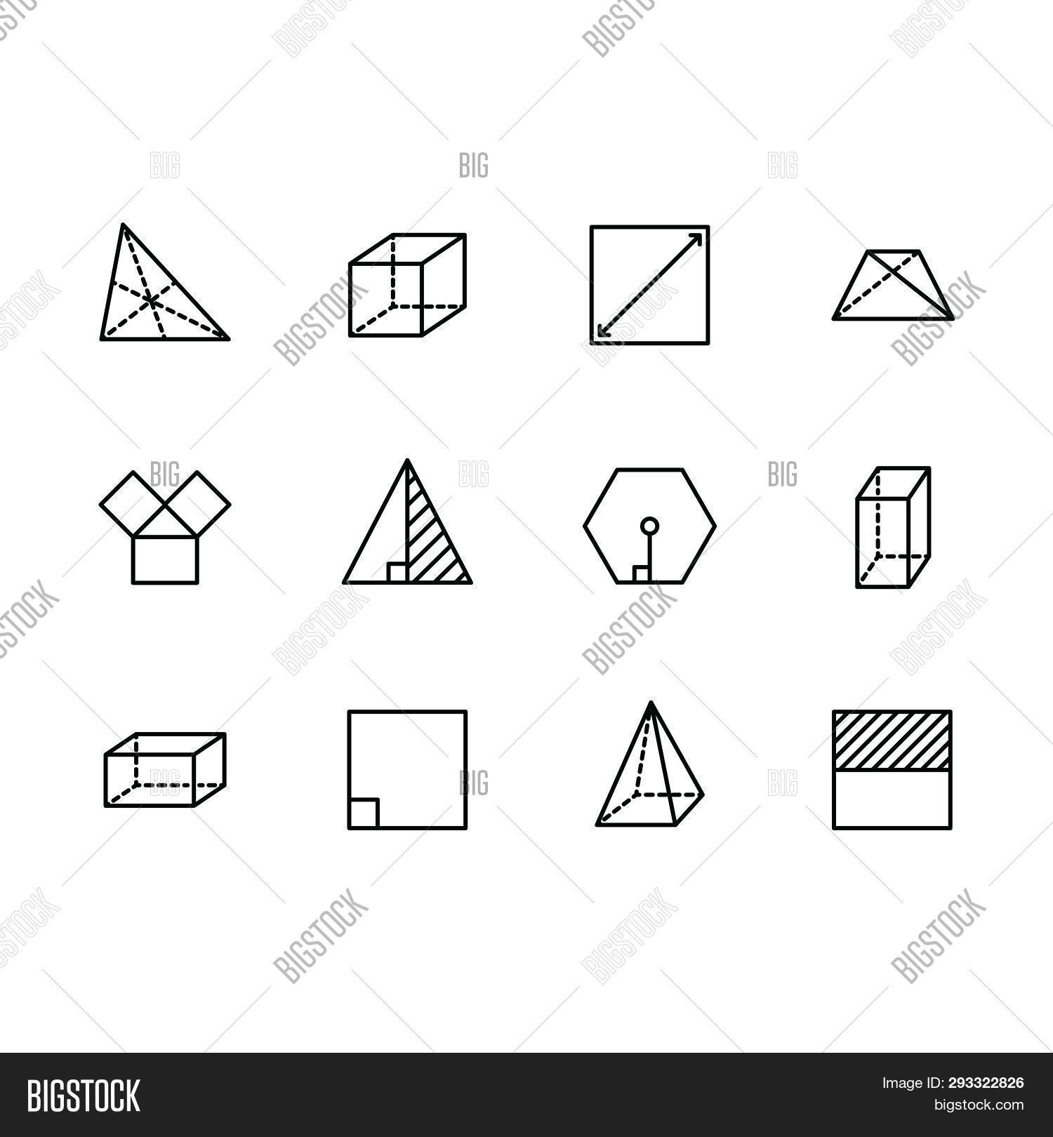 Simple Set Geometric Image & Photo (Free Trial) | Bigstock