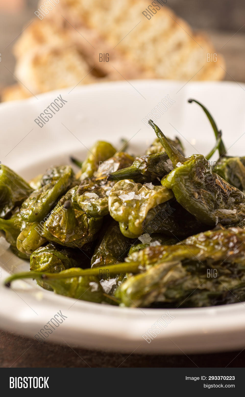 Green Padron Peppers Image & Photo (Free Trial) | Bigstock