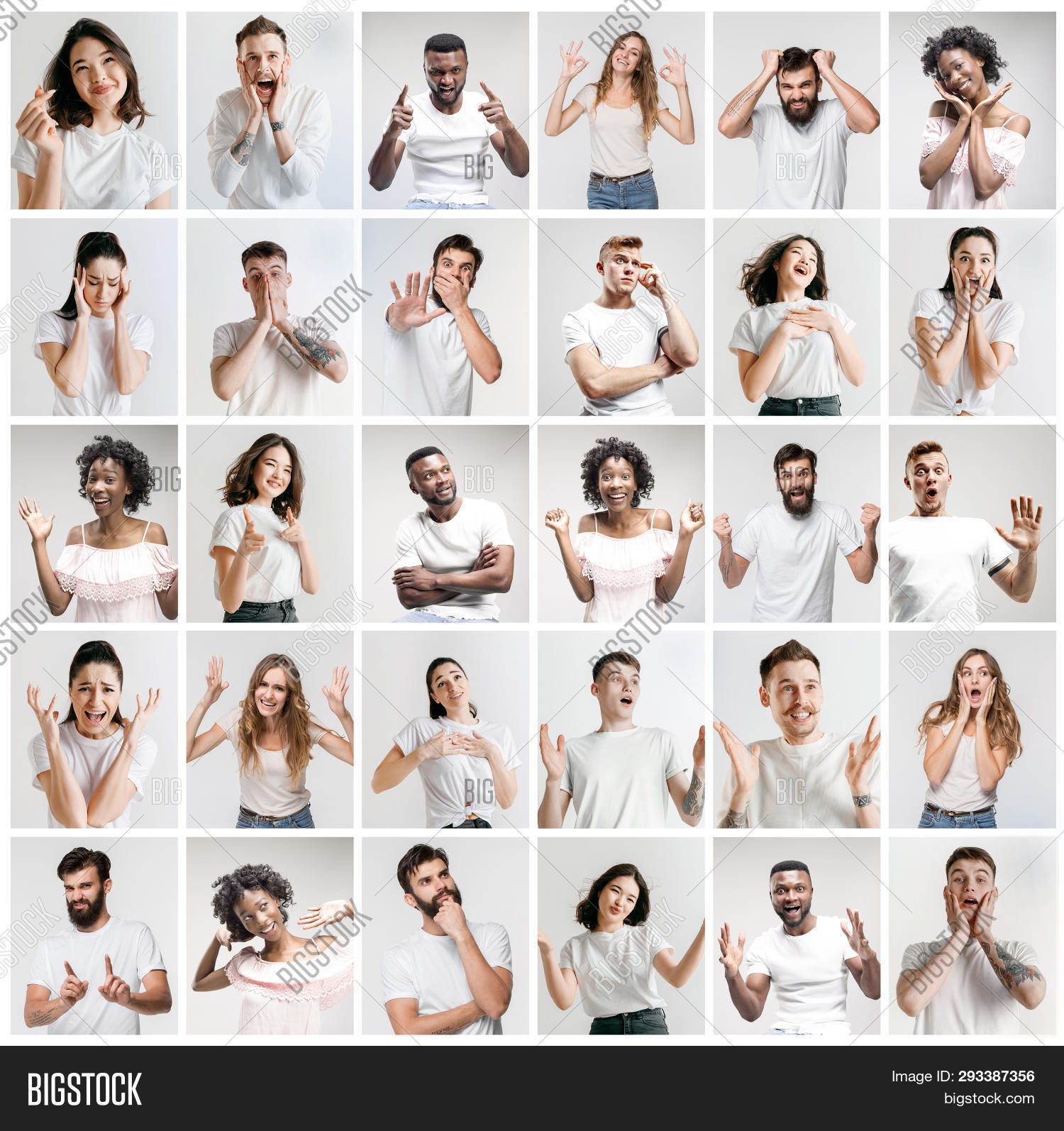 Collage Faces Image & Photo (Free Trial) | Bigstock