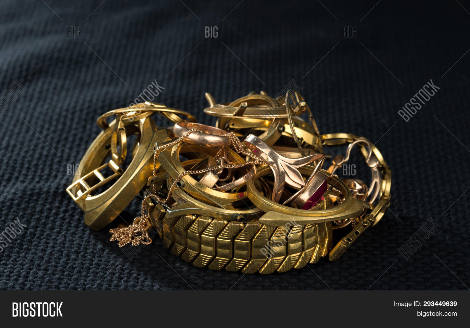 Scrap Gold. Old Broken Image & Photo (Free Trial) | Bigstock