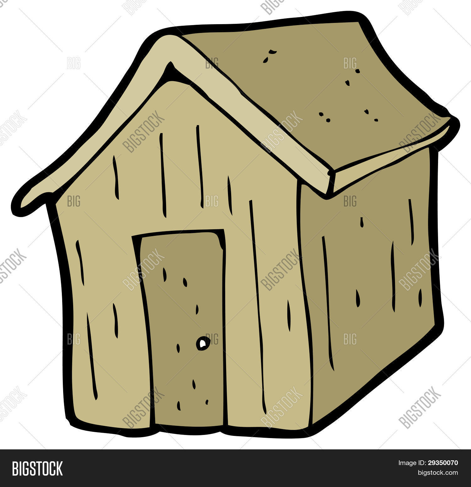 Shed Cartoon (raster Image & Photo (Free Trial) | Bigstock