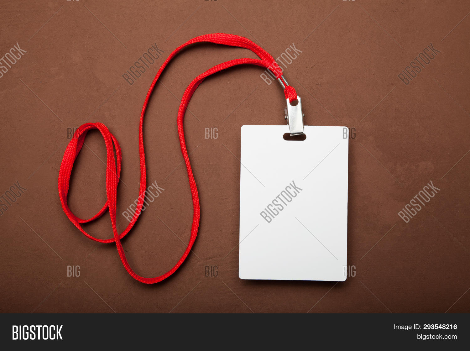 White Name Tag Red Image & Photo (Free Trial) | Bigstock