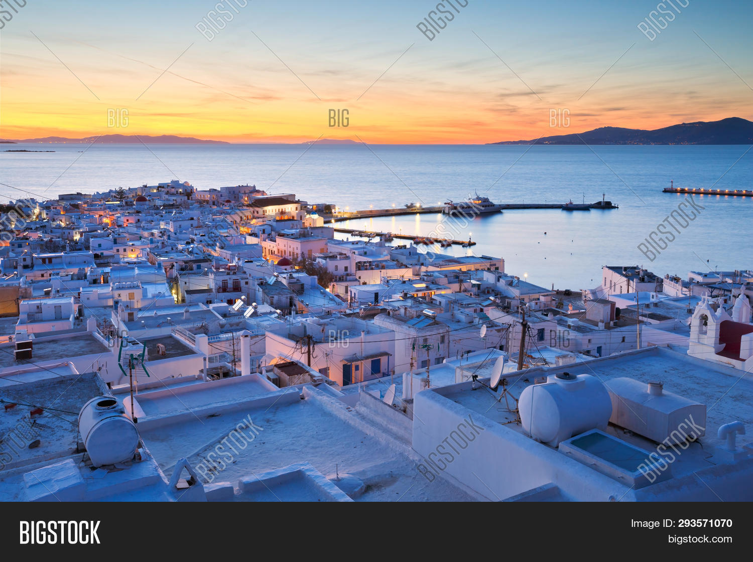 View Mykonos Town Image & Photo (Free Trial) | Bigstock