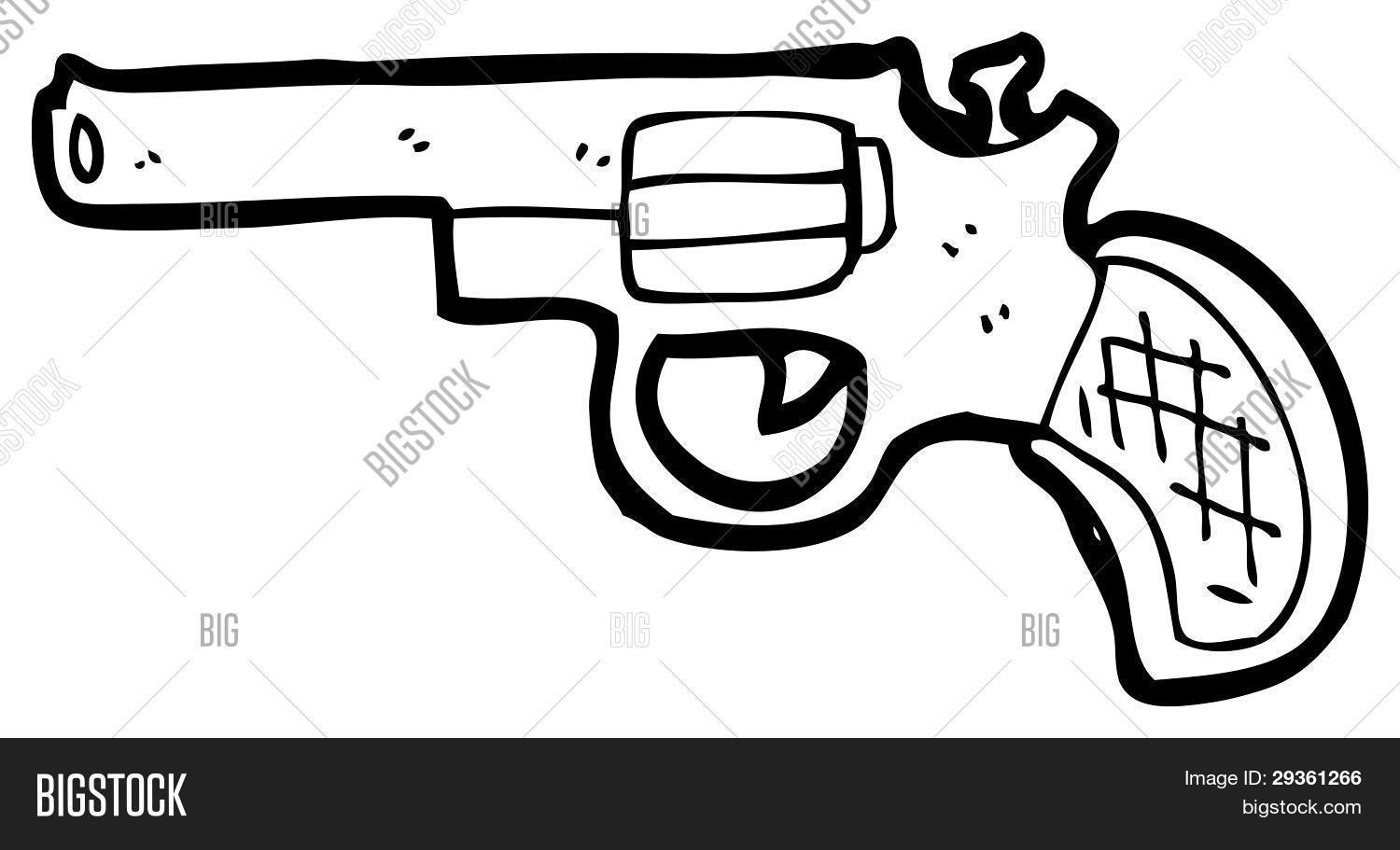 Revolver Cartoon ( Image & Photo (Free Trial) | Bigstock