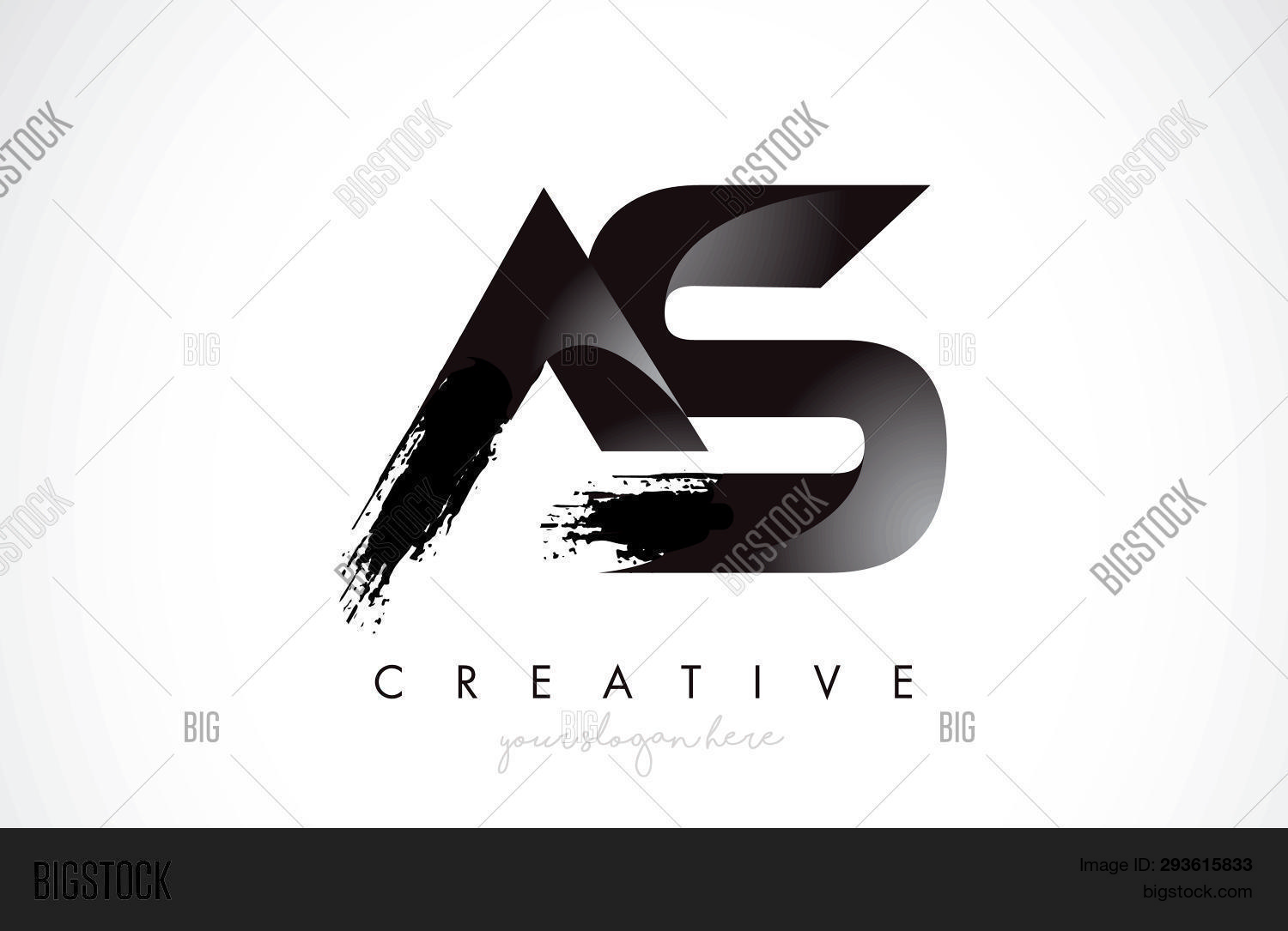 Letter Design Brush Vector & Photo (Free Trial) | Bigstock