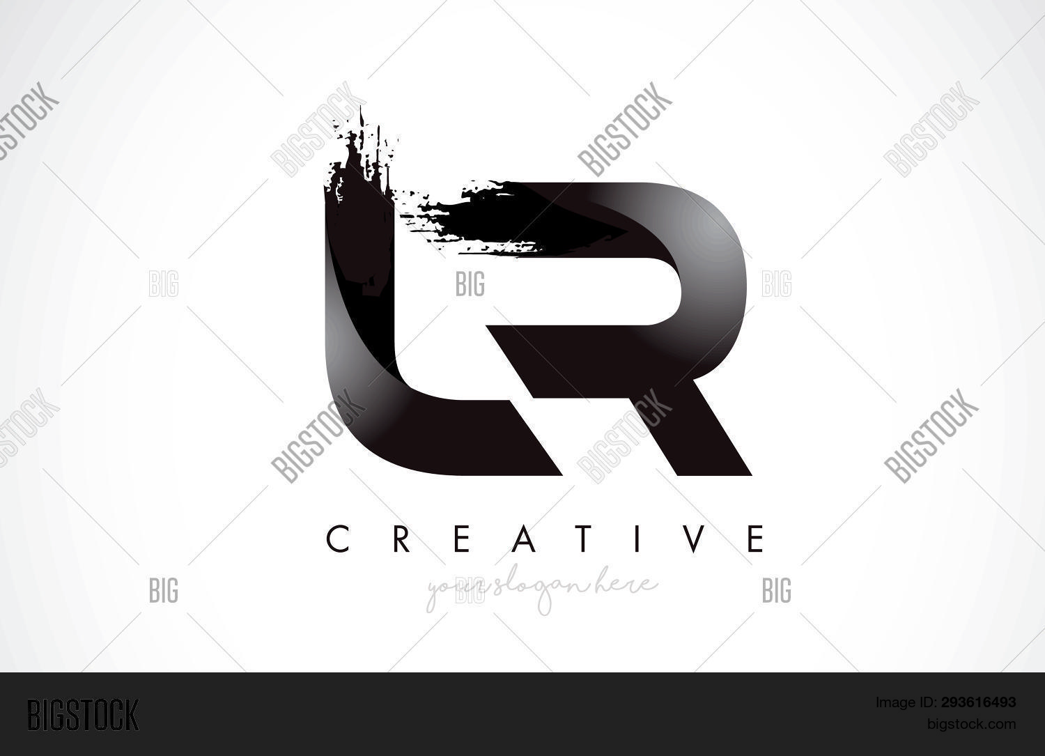 Lr Letter Design Vector & Photo (Free Trial) | Bigstock