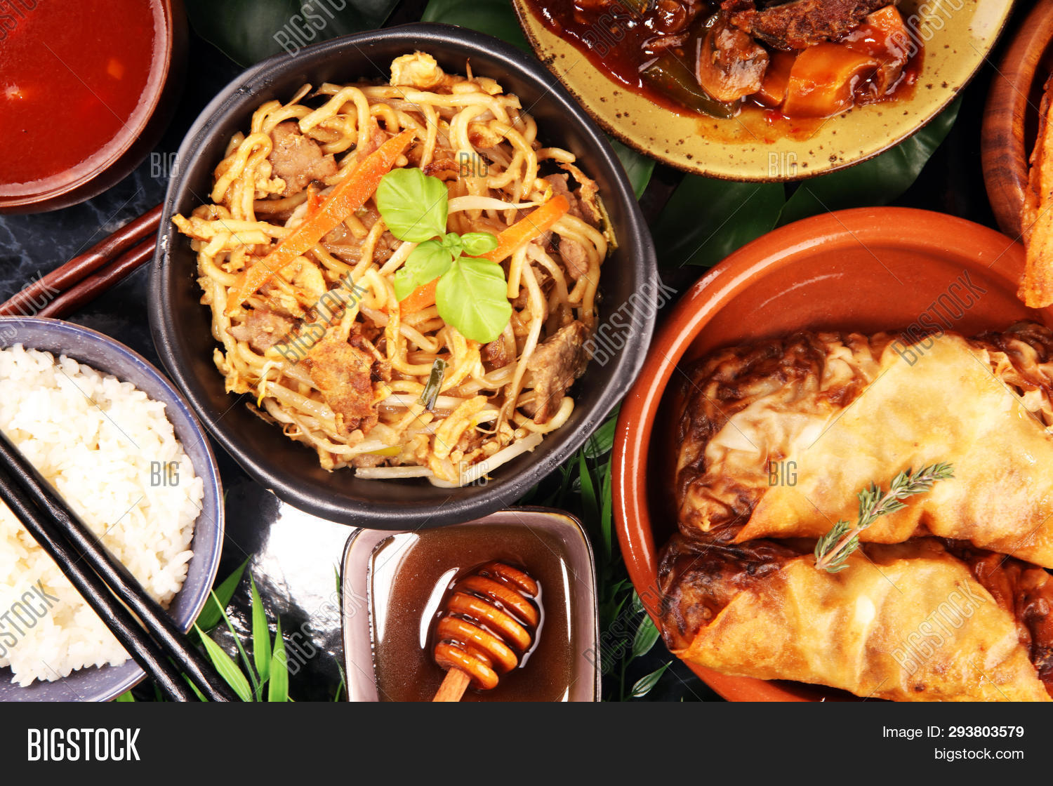 Assorted Chinese Food Image & Photo (Free Trial) | Bigstock