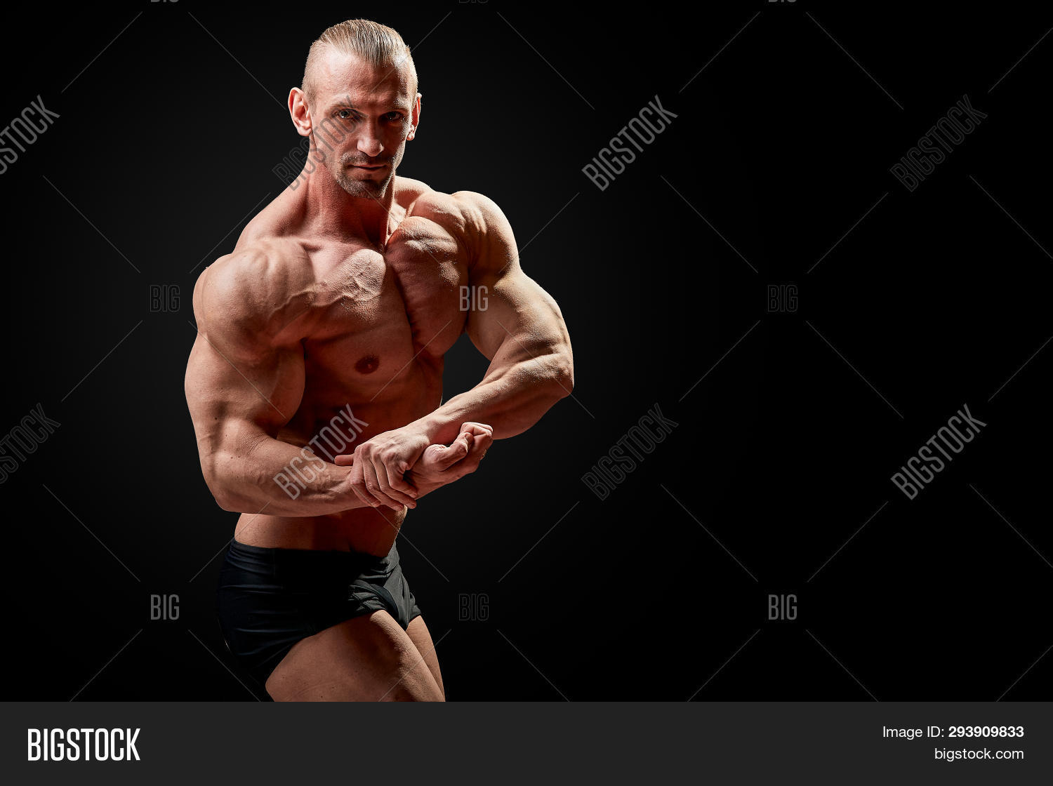 Athletic Man Posing. Image & Photo (Free Trial) | Bigstock