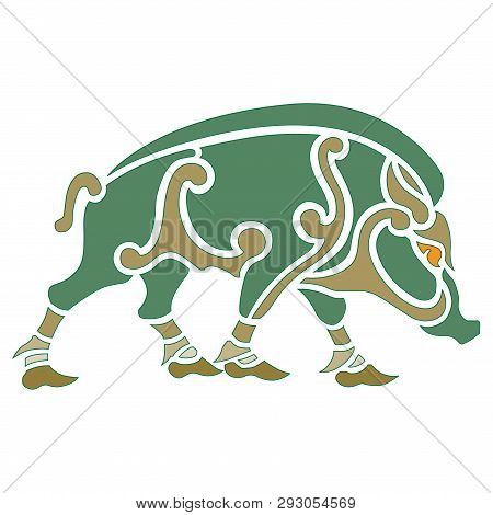 Pig Knot Celtic Vector & Photo (Free Trial) | Bigstock