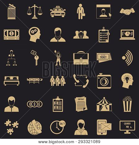 Coherence Work Icons Vector & Photo (Free Trial) | Bigstock