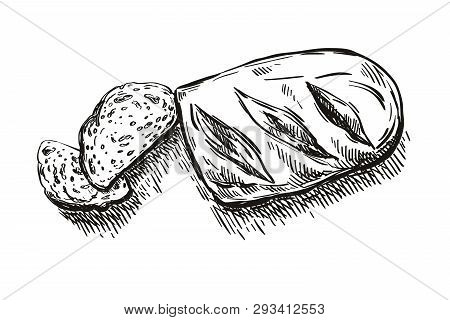 Drawing Baton Two Cut Vector & Photo (Free Trial) | Bigstock