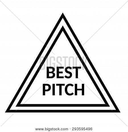 Best Pitch Stamp On Vector & Photo (Free Trial) | Bigstock