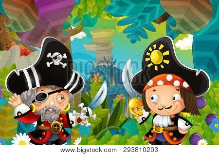 Cartoon Scene Pirates Image & Photo (Free Trial) | Bigstock