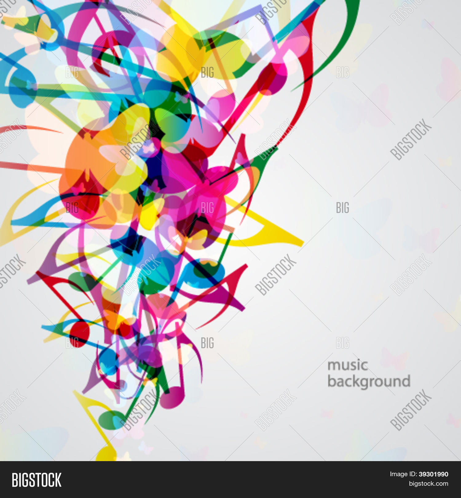Colorful Music Vector & Photo (Free Trial) | Bigstock