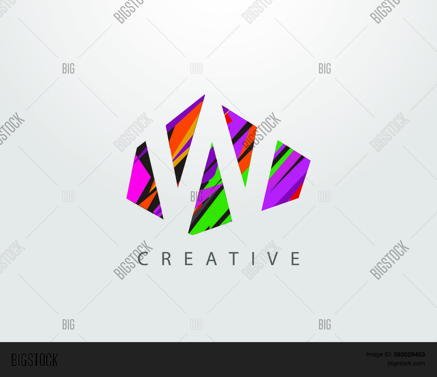 Creative Letter W Vector & Photo (Free Trial) | Bigstock