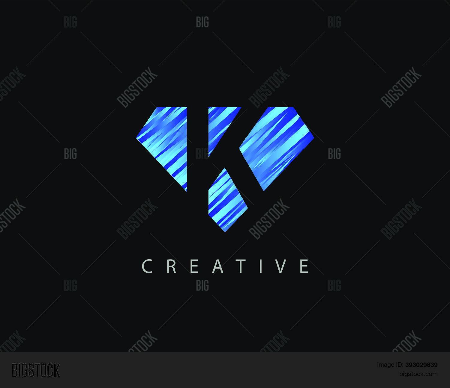 Letter K Abstract Vector & Photo (Free Trial) | Bigstock