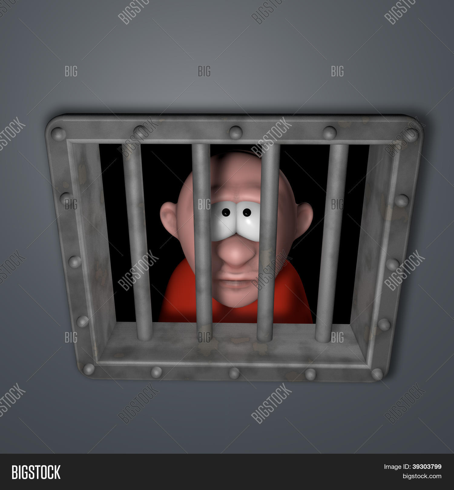 Cartoon Jail Window