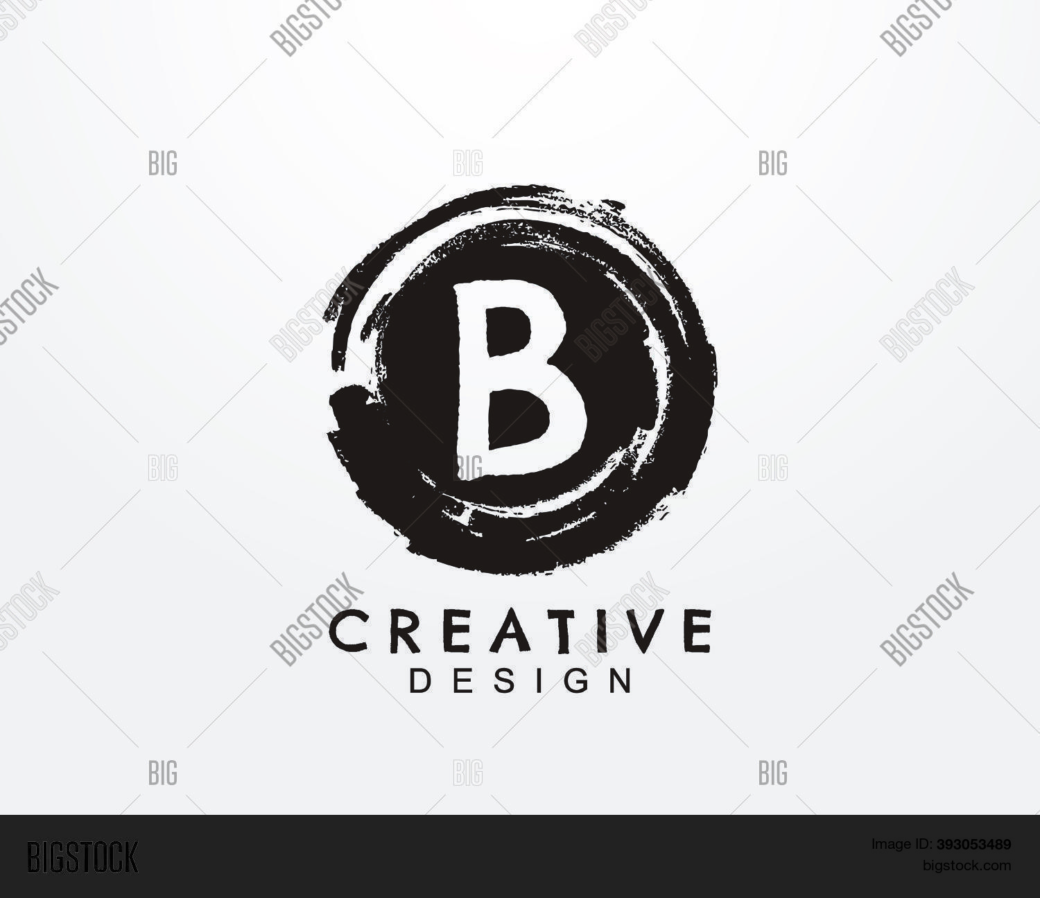 Letter B Logo Circle Vector & Photo (Free Trial) | Bigstock