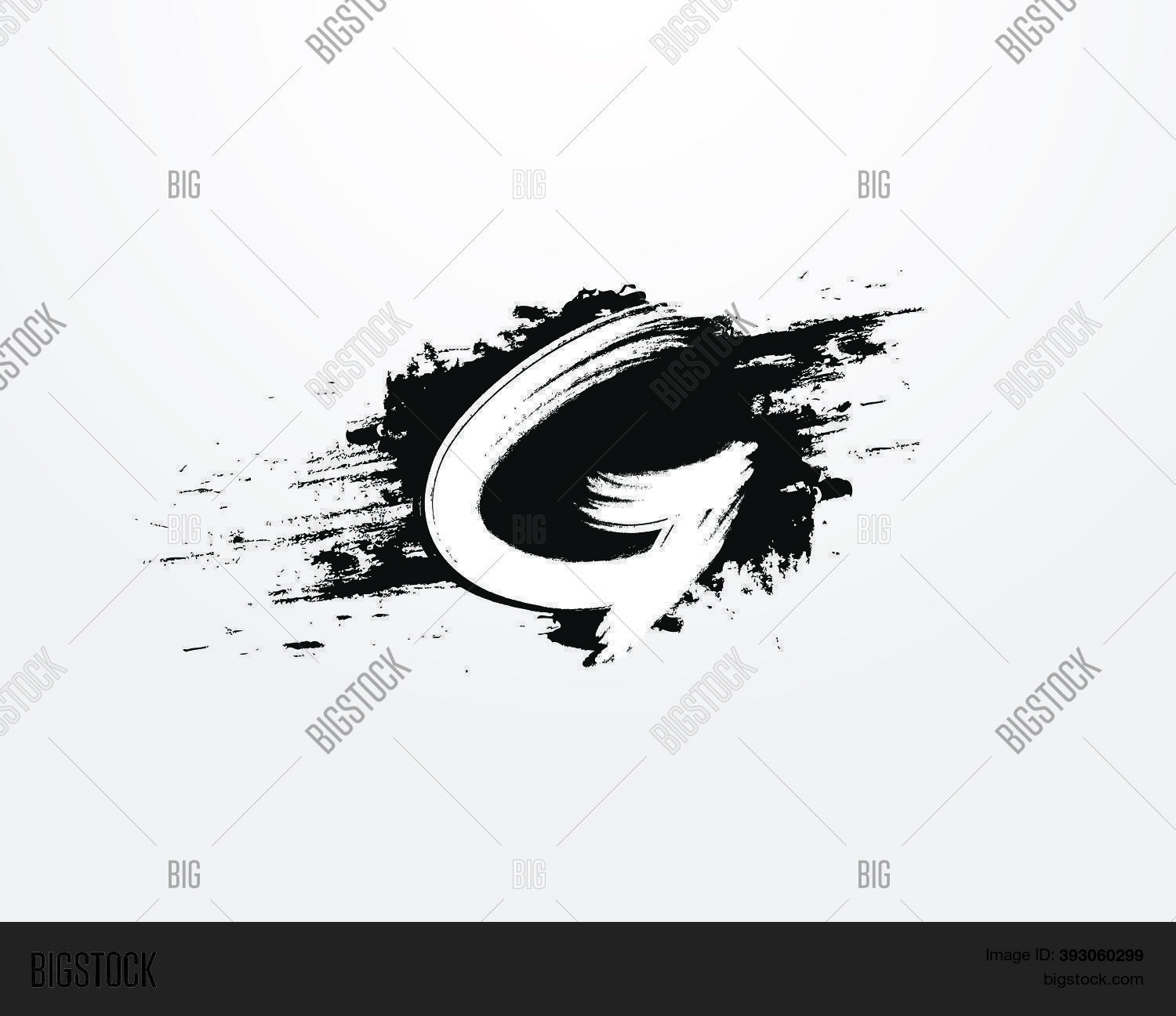 G Letter Logo Black Vector & Photo (Free Trial) | Bigstock