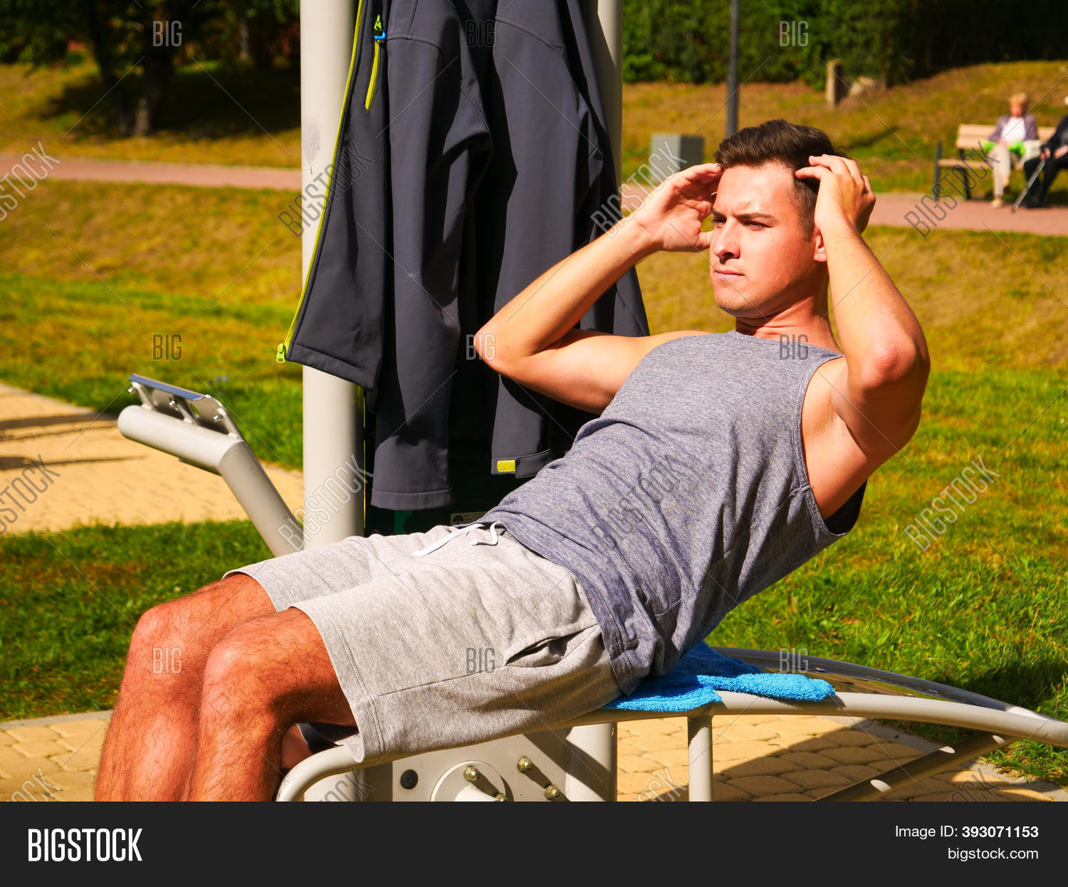 Young Man Working Out Image & Photo (Free Trial) | Bigstock
