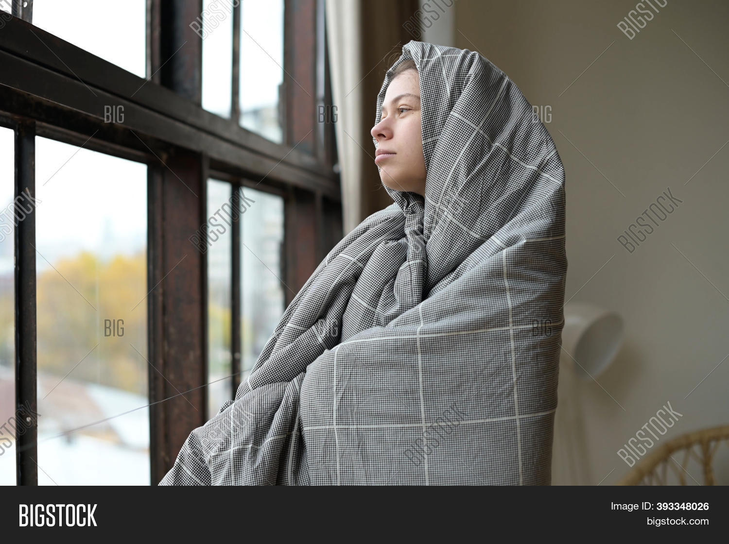 Young Woman Wrapped Image & Photo (Free Trial) | Bigstock