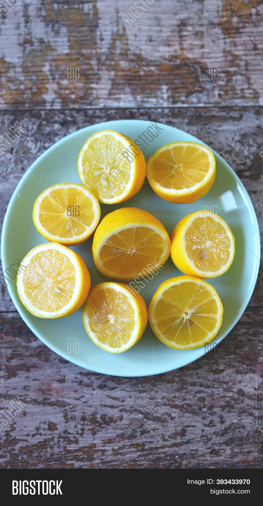 Plate Fresh Lemons. Image & Photo (Free Trial) | Bigstock