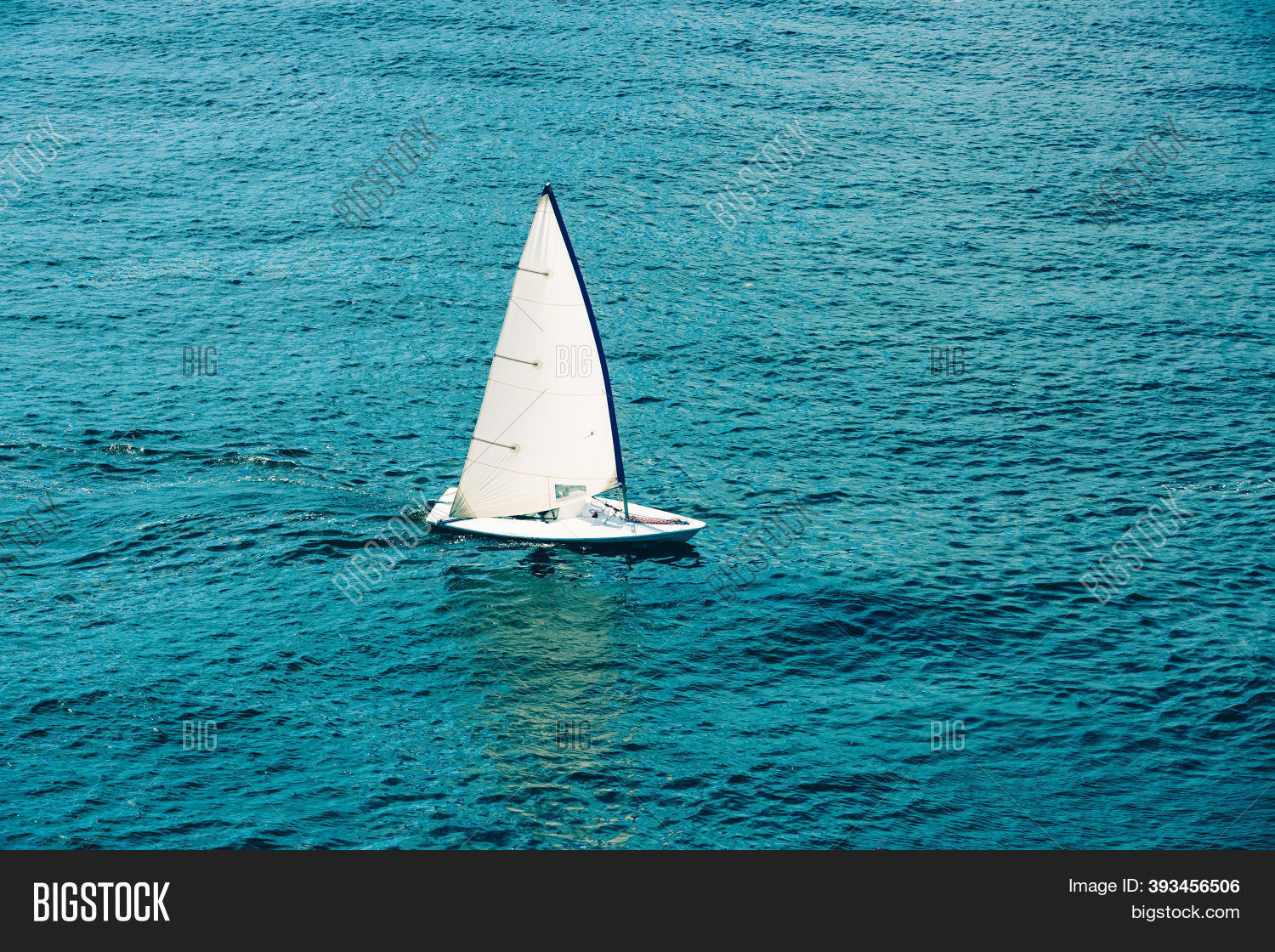 Sailing Boat Open Sea Image & Photo (Free Trial) | Bigstock