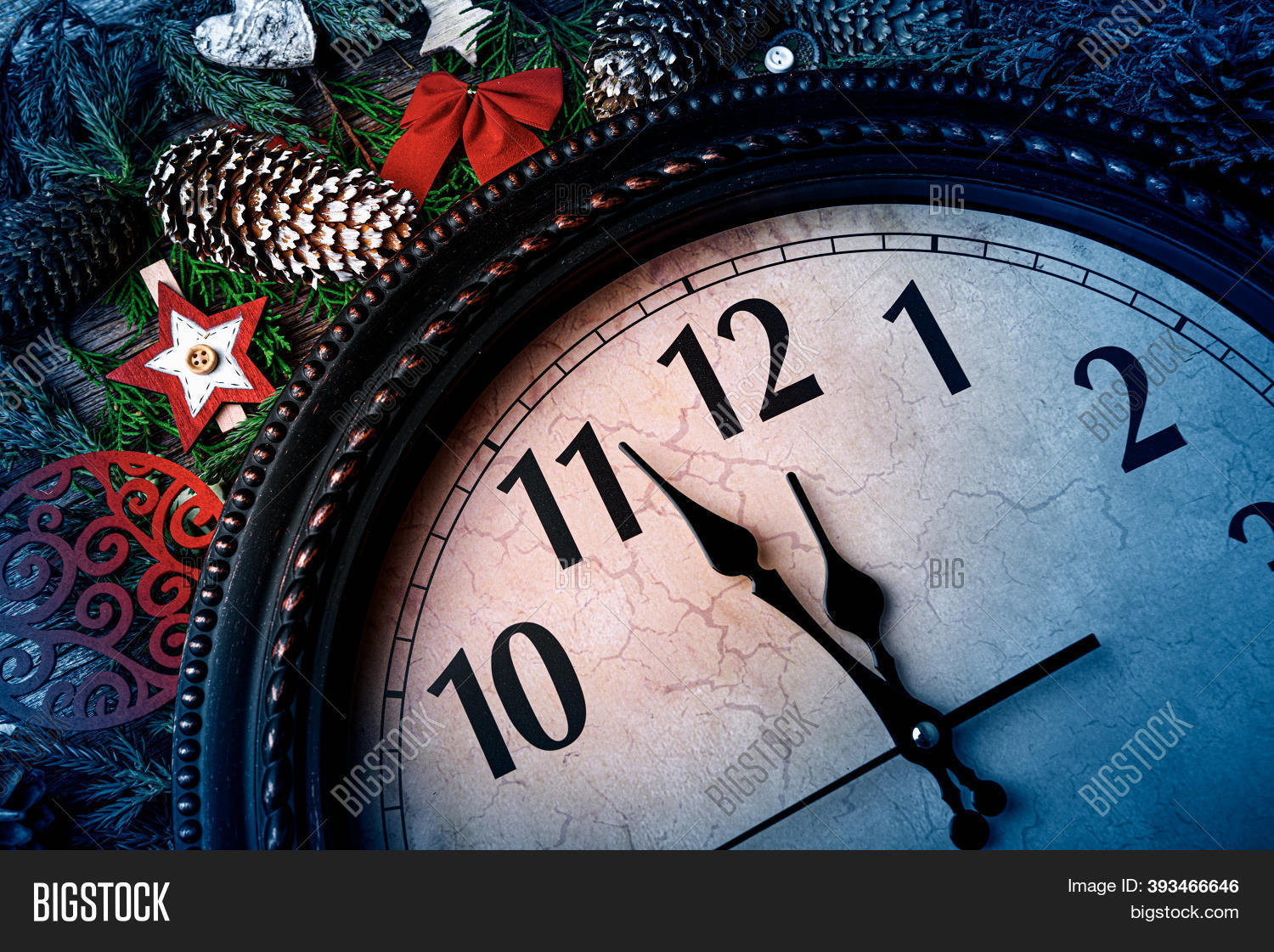New Years Clock Shows Image & Photo (Free Trial) | Bigstock