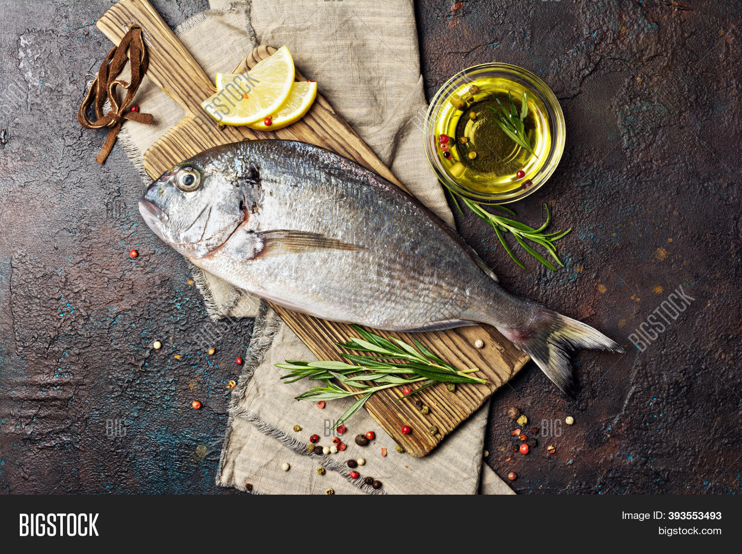 Fresh Fish Dorada Gilt Image & Photo (Free Trial) | Bigstock