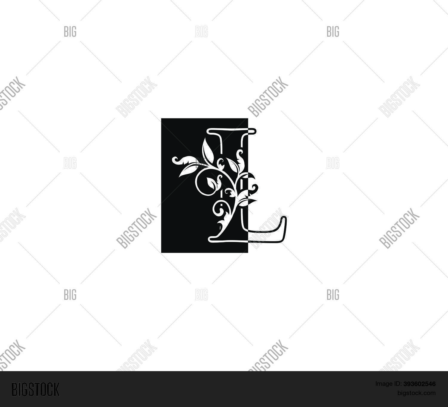 Initial L Letter Vector & Photo (Free Trial) | Bigstock