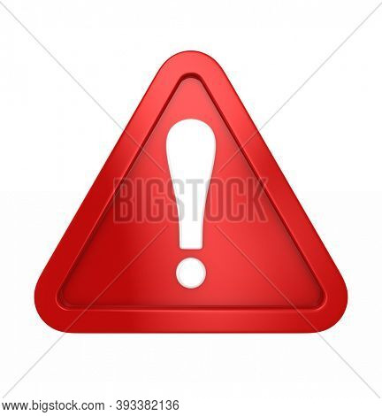 Red Triangle White Image & Photo (Free Trial) | Bigstock