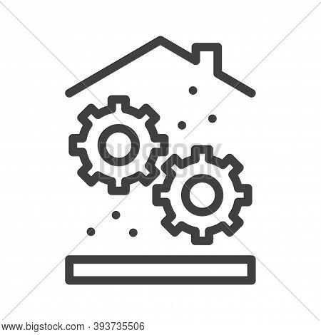 Vector y foto Home Settings Icon (prueba gratis) | Bigstock