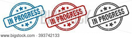 Progress Stamp. Vector & Photo (Free Trial) | Bigstock