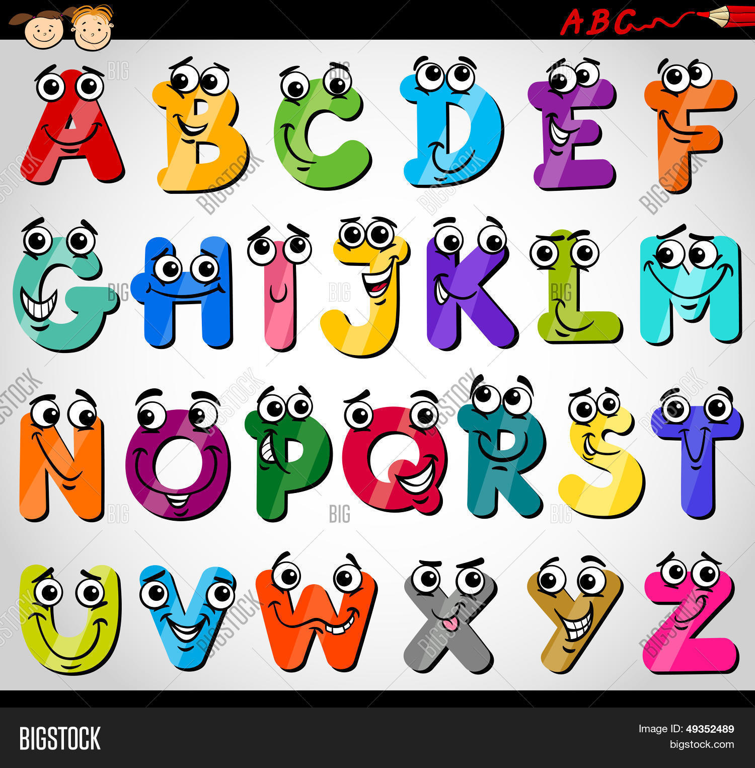 Capital Letters Vector & Photo (Free Trial) | Bigstock