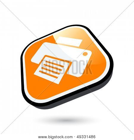 Modern Printer Sign Vector & Photo (Free Trial) | Bigstock