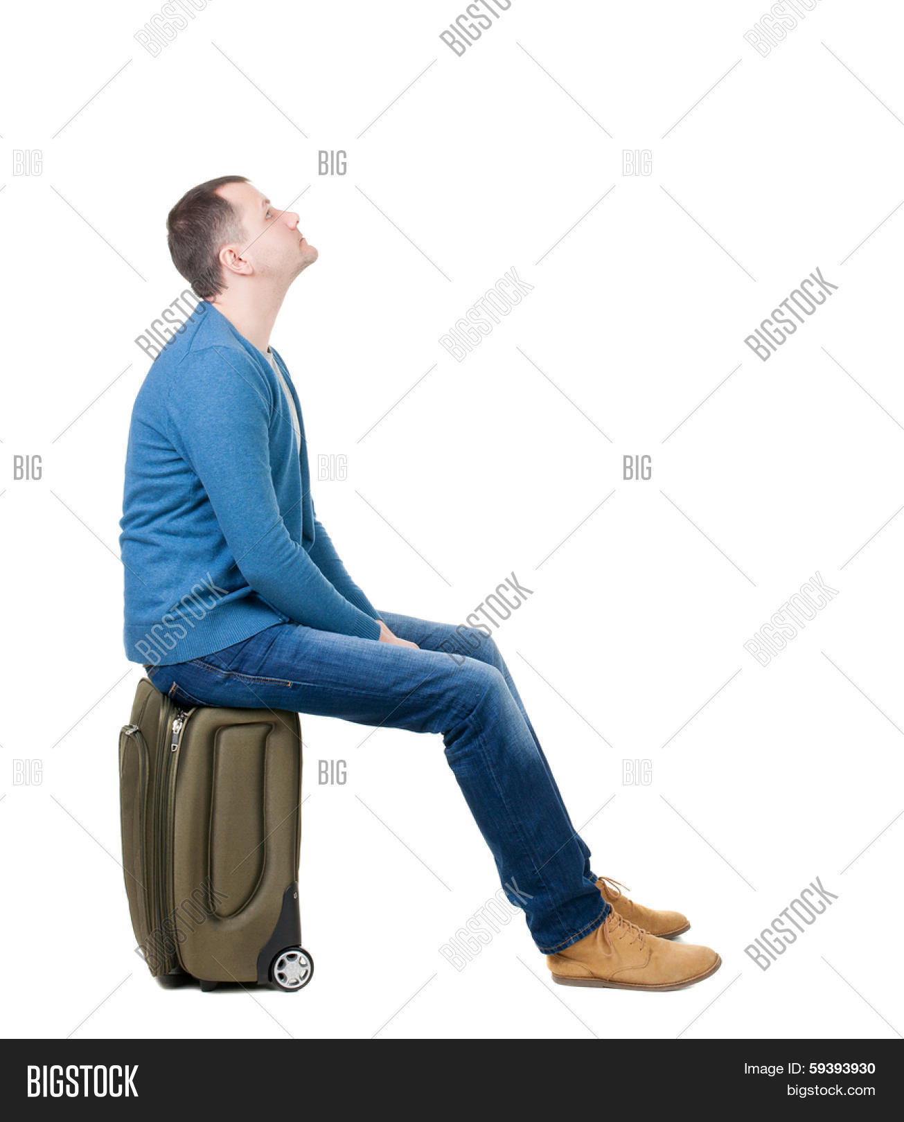 Back View Man Sitting Image & Photo (Free Trial) | Bigstock