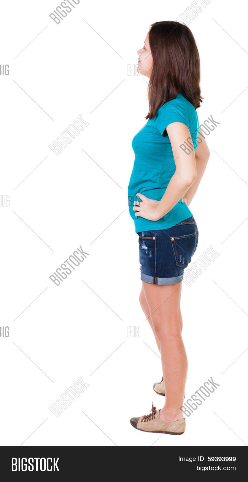 Back View Standing Image & Photo (Free Trial) | Bigstock