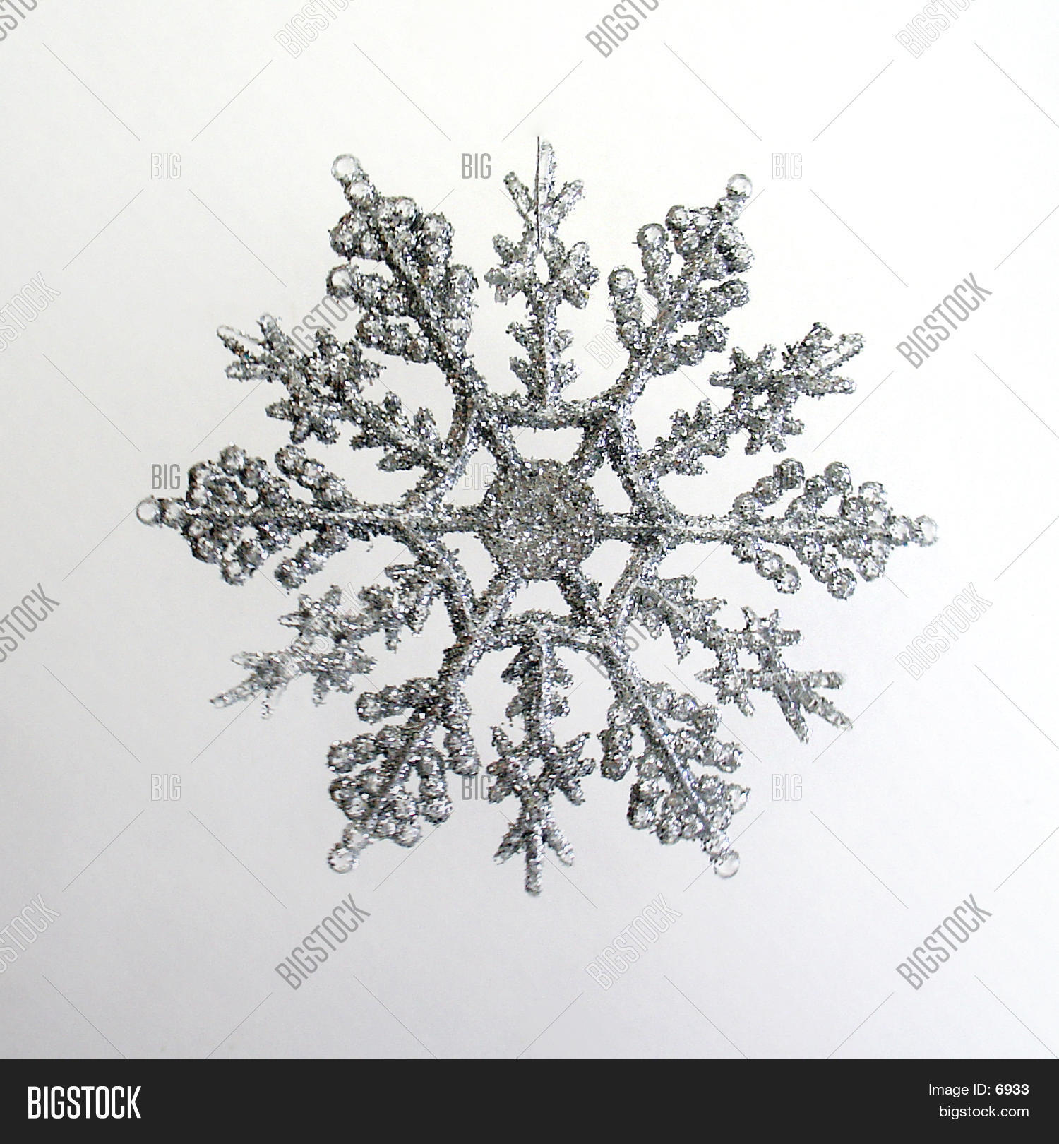 Silver Snowflake Image & Photo (Free Trial) | Bigstock