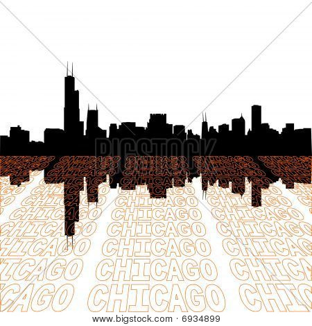 Chicago Skyline Text Image & Photo (Free Trial) | Bigstock