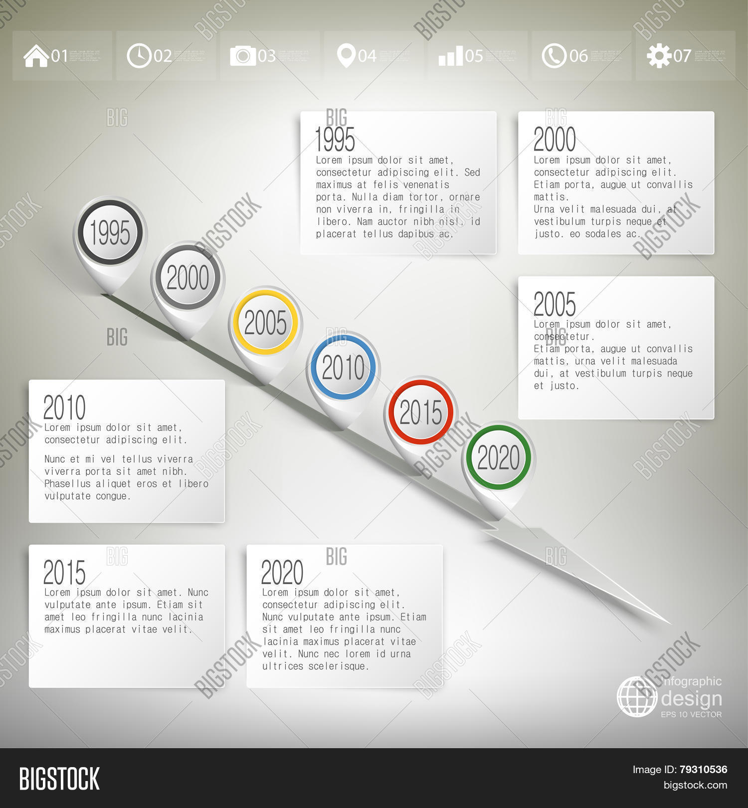 Timeline Pointer Vector & Photo (Free Trial) | Bigstock