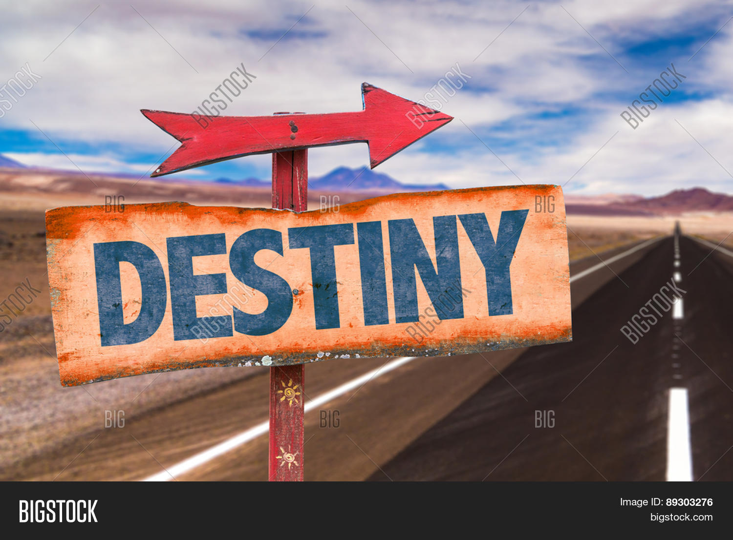 Destiny Sign Road Image & Photo (Free Trial) | Bigstock