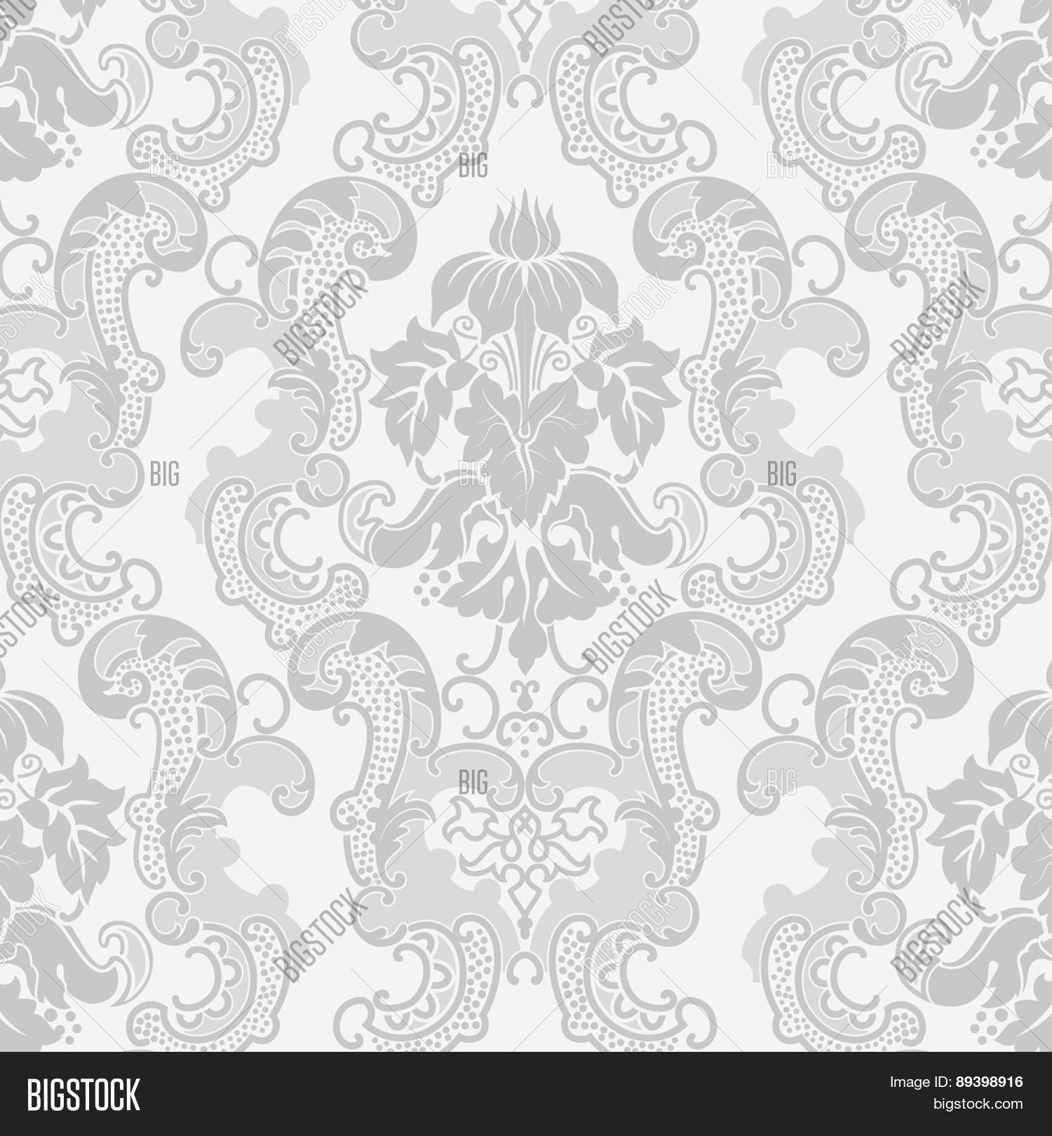 Vector Floral Damask Vector & Photo (Free Trial) | Bigstock