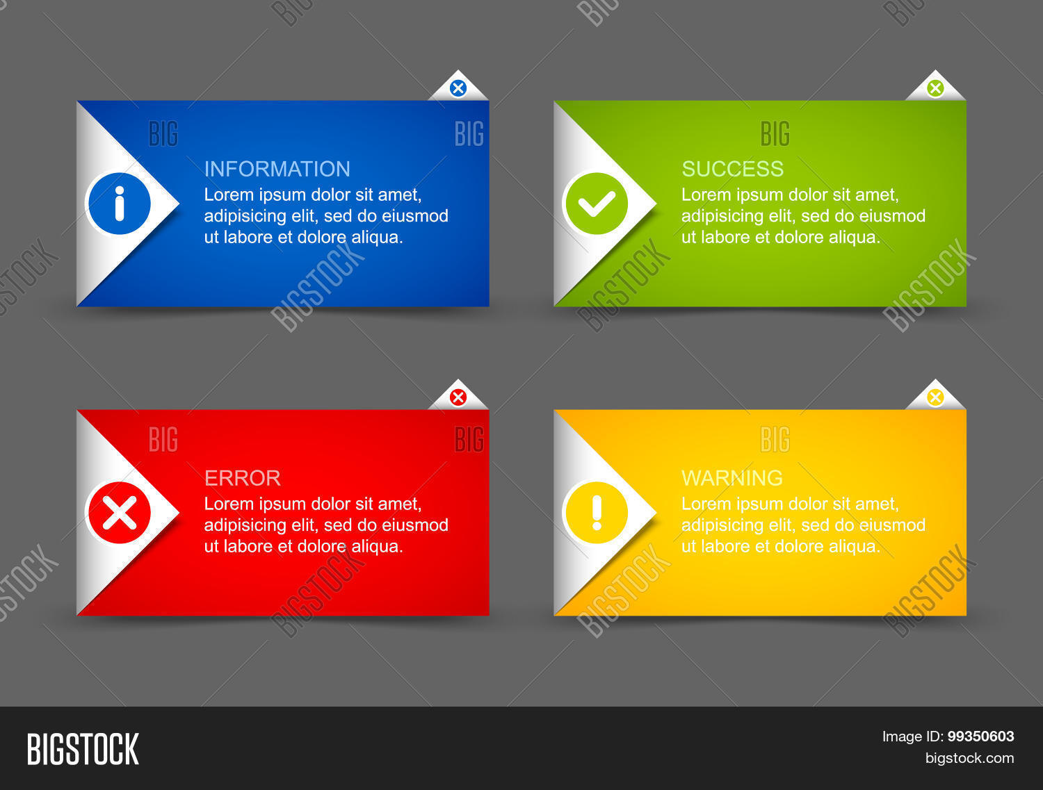Notification Window Vector & Photo (Free Trial) | Bigstock